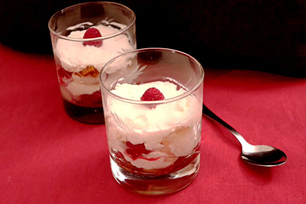 Verrines mascarpone, litchi, framboise et speculoos | Régal de paresse