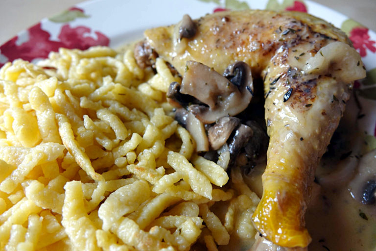 Coq au riesling (version poulet) | Régal de paresse