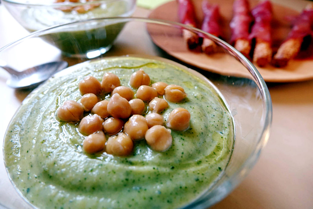 Crème de courgette froide à la menthe | Régal de paresse